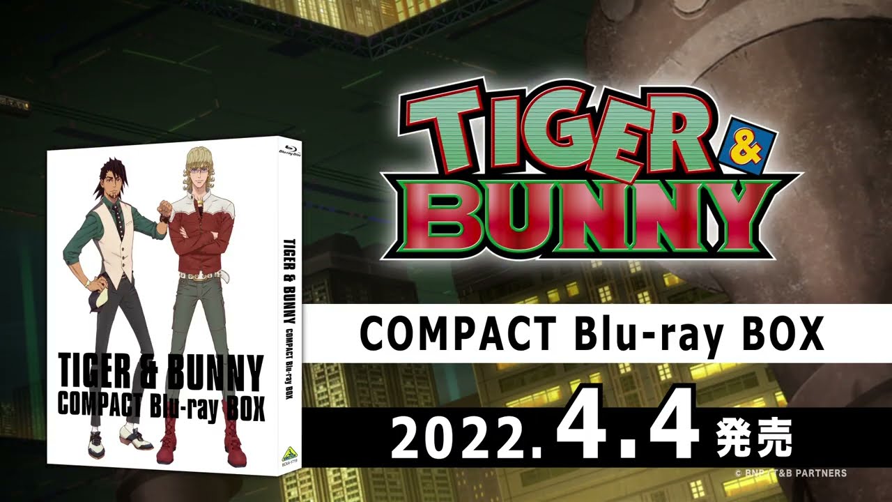 TIGER & BUNNY COMPACT Blu-ray BOX CM - DRAMA.IO