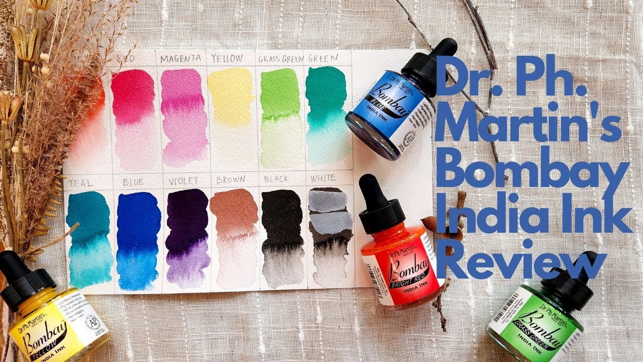 chill color swatches Dr. Ph. Martin's Bombay India Ink｜ドクターマティン ボンベイ ...